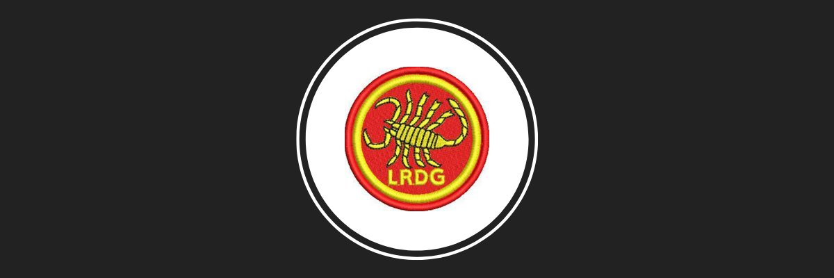 LRDG Long Range Desert – Military Bullion Badges